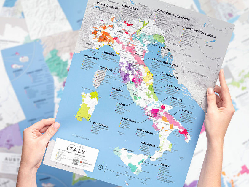 Maps of Wine Regions & Appellations by Country | Wine Prints – Wine Folly