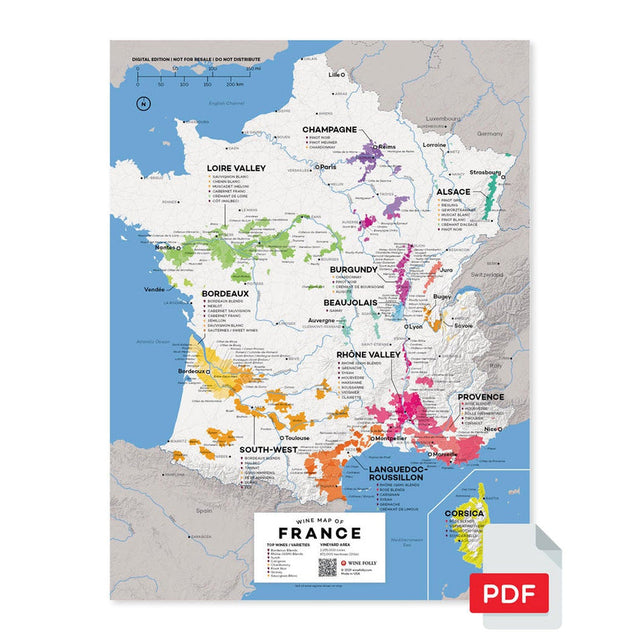Maps of Wine Regions & Appellations by Country | Wine Prints – Wine Folly