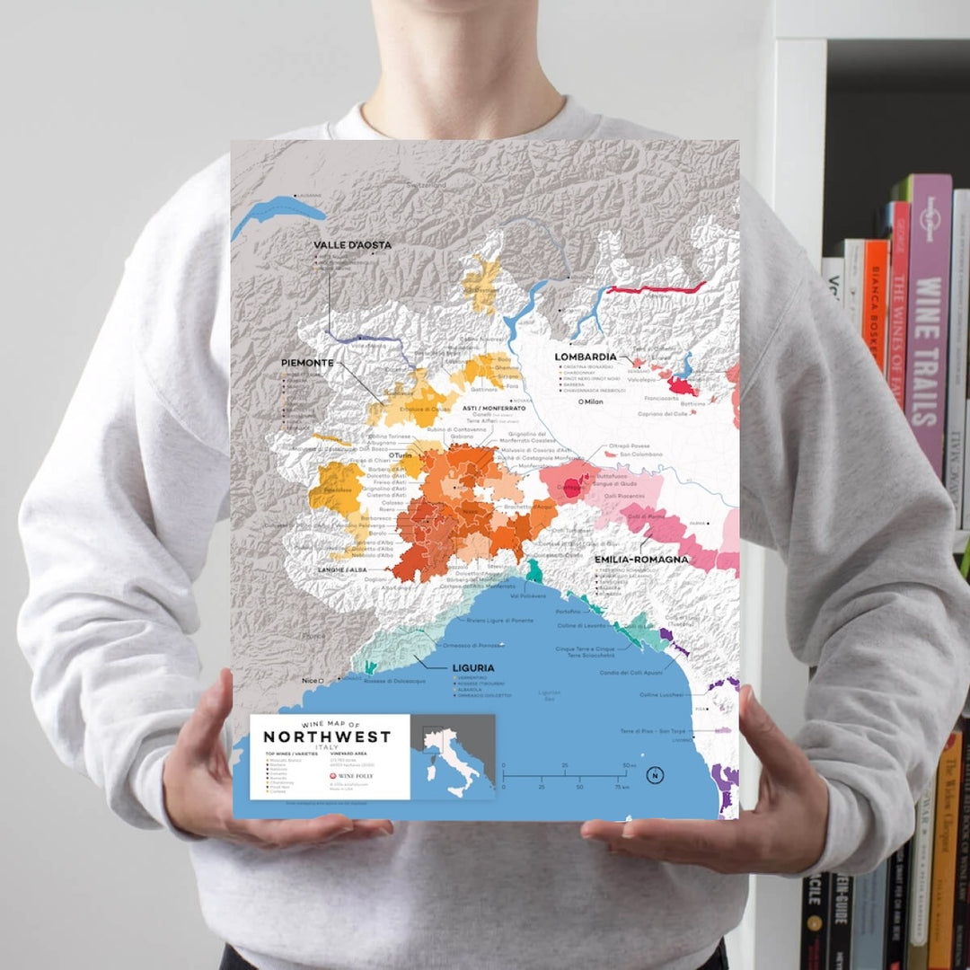 Northwest Italy Wine Map - 2nd Edition – Wine Folly