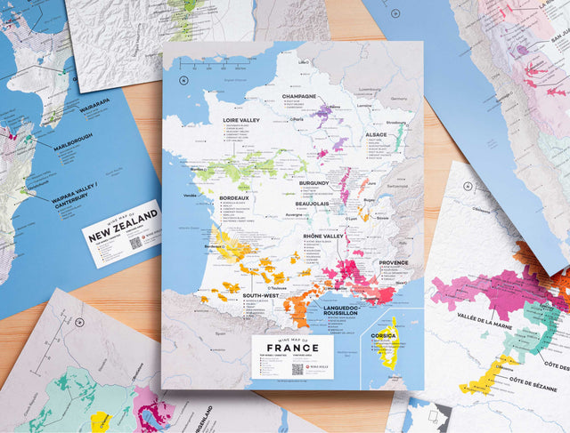 Maps of Wine Regions & Appellations by Country | Wine Prints – Wine Folly