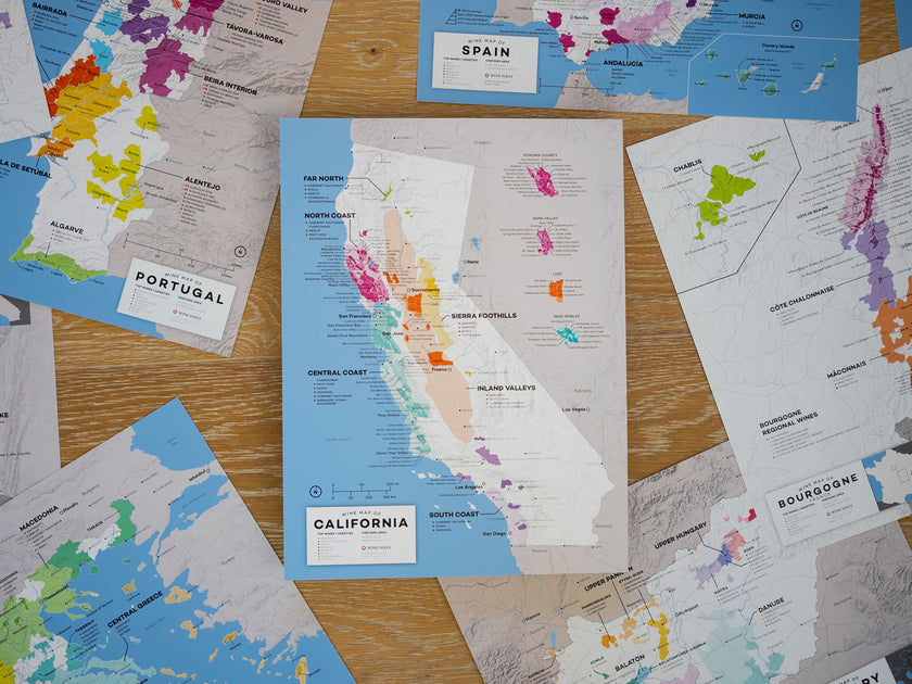 Maps of Wine Regions & Appellations by Country | Wine Prints – Wine Folly