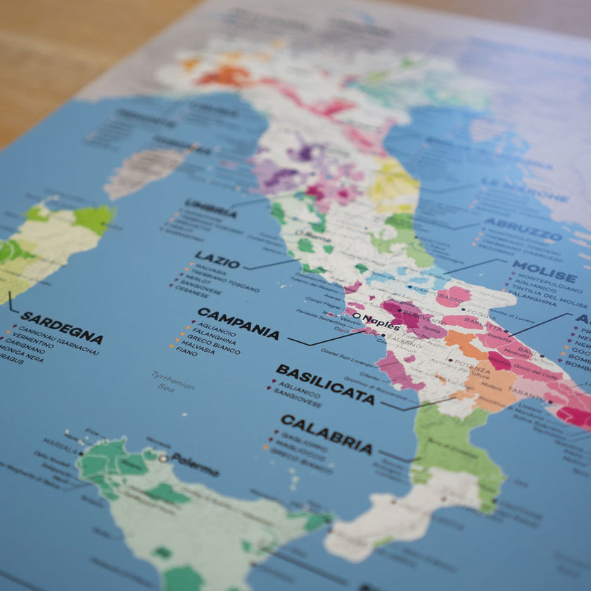 Italy Wine Map - 2nd Edition – Wine Folly