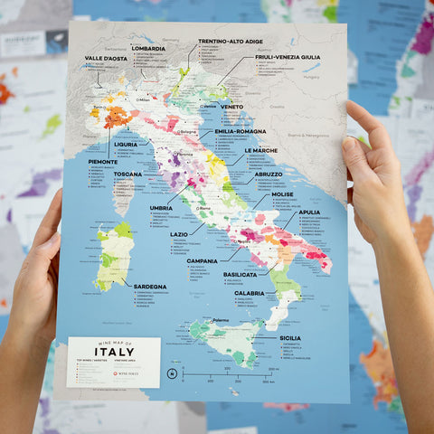 Italy Wine Map - 2nd Edition – Wine Folly