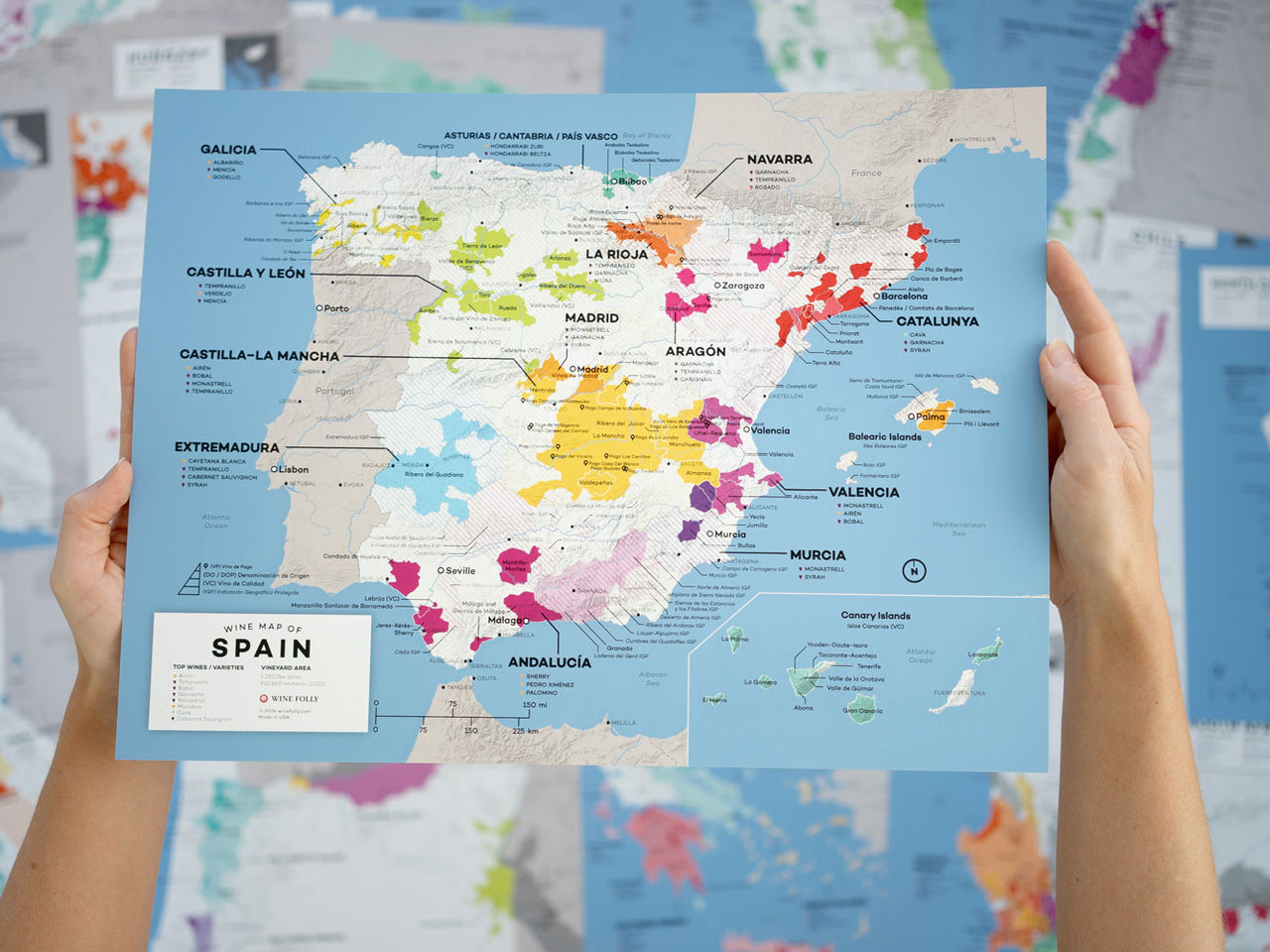 Maps of Wine Regions & Appellations by Country | Wine Prints – Wine Folly