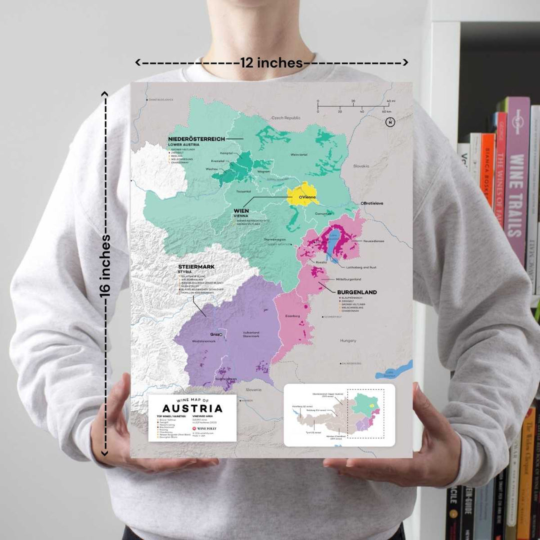 Austria Wine Map - 2nd Edition – Wine Folly