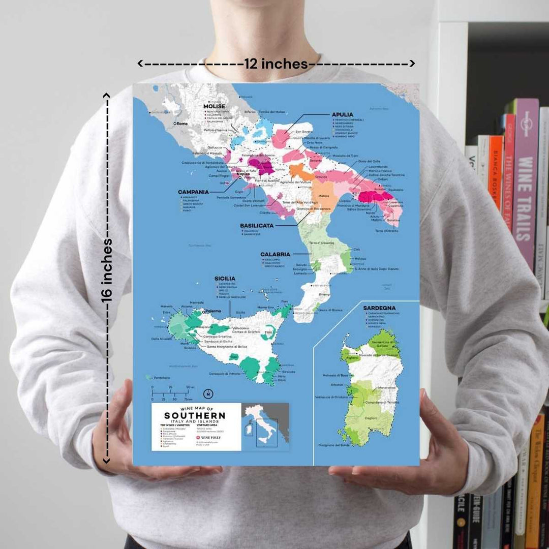 Italy Southern Islands Wine Map - 2nd Edition – Wine Folly
