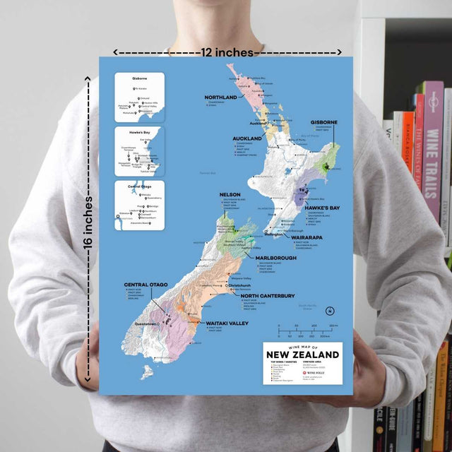 New Zealand Wine Map - 2nd Edition – Wine Folly