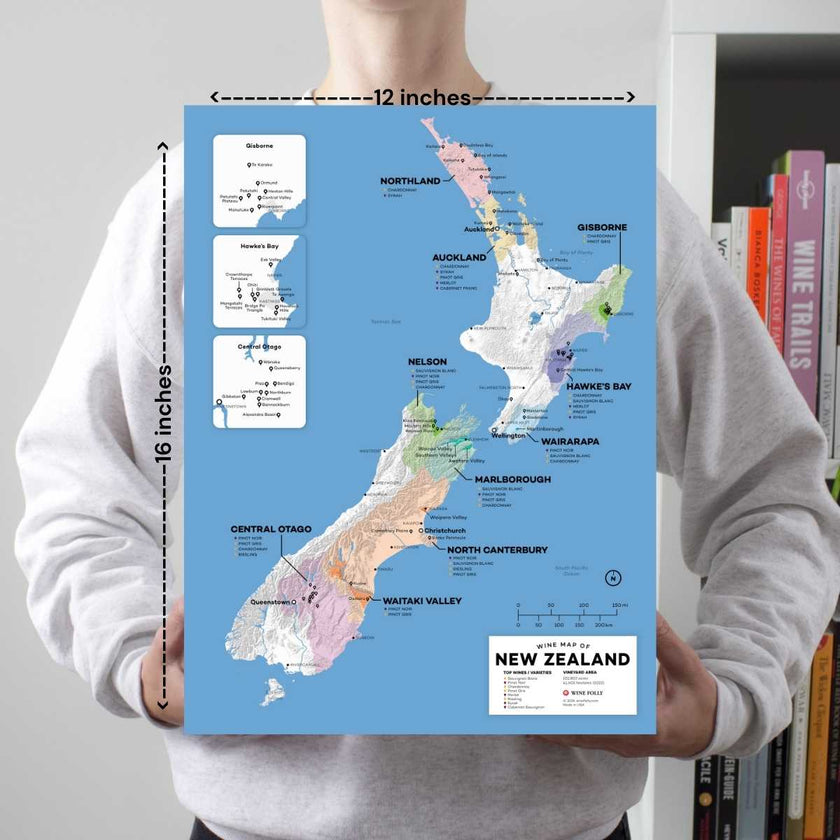 New Zealand Wine Map - 2nd Edition – Wine Folly
