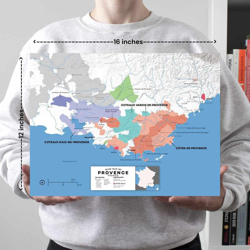 France Provence Wine Map - 2nd Edition – Wine Folly