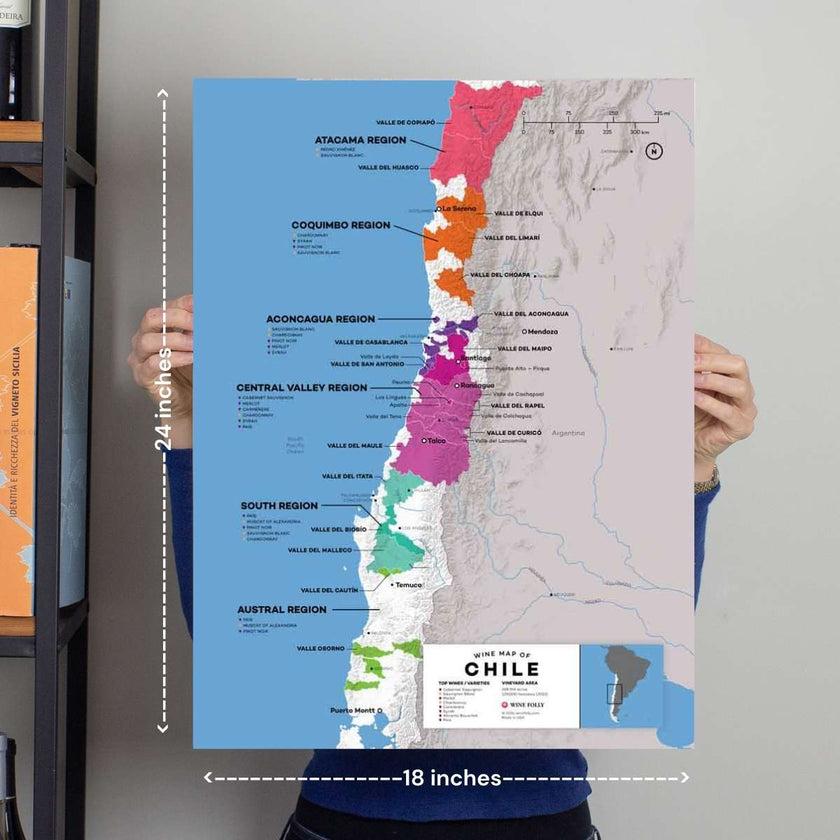 Chile Wine Map - 2nd Edition – Wine Folly