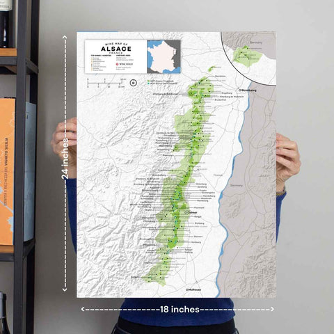 France Alsace Wine Map - 2nd Edition – Wine Folly