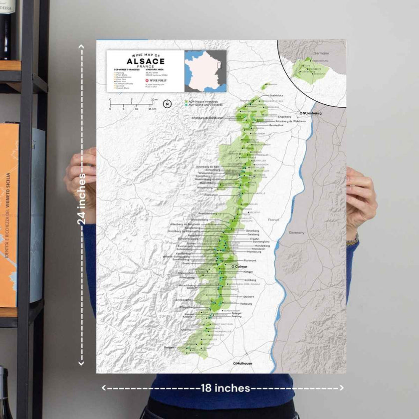 France Alsace Wine Map - 2nd Edition – Wine Folly