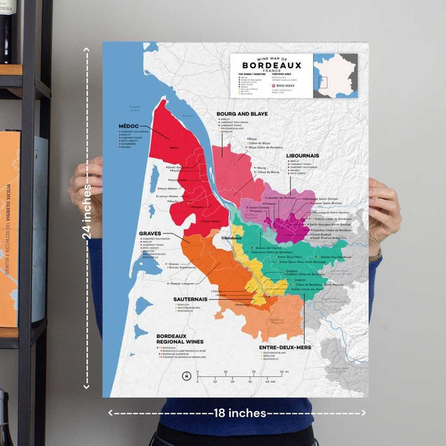 France Bordeaux Wine Map - 2nd Edition – Wine Folly