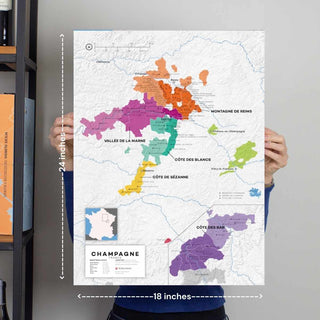 France Champagne Wine Map - 2nd Edition – Wine Folly