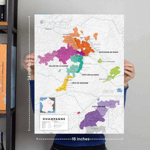 France Champagne Wine Map - 2nd Edition – Wine Folly