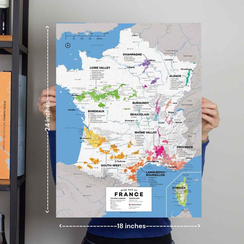 France Wine Map - 2nd Edition – Wine Folly