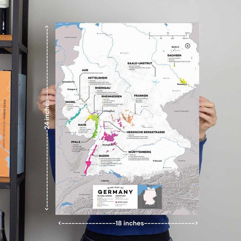 Germany Wine Map - 2nd Edition – Wine Folly