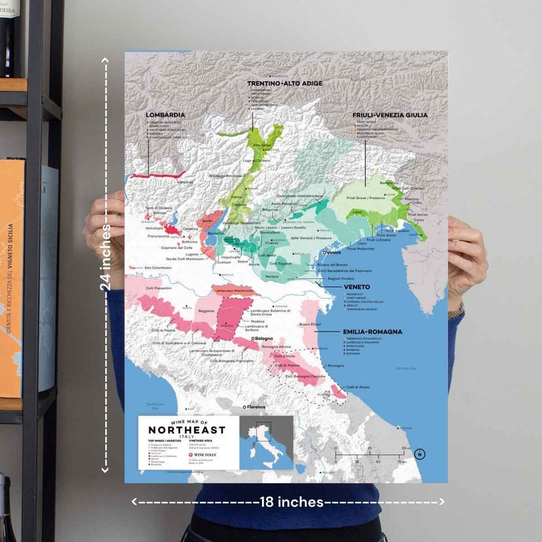 Italy Northeast Wine Map - 2nd Edition – Wine Folly