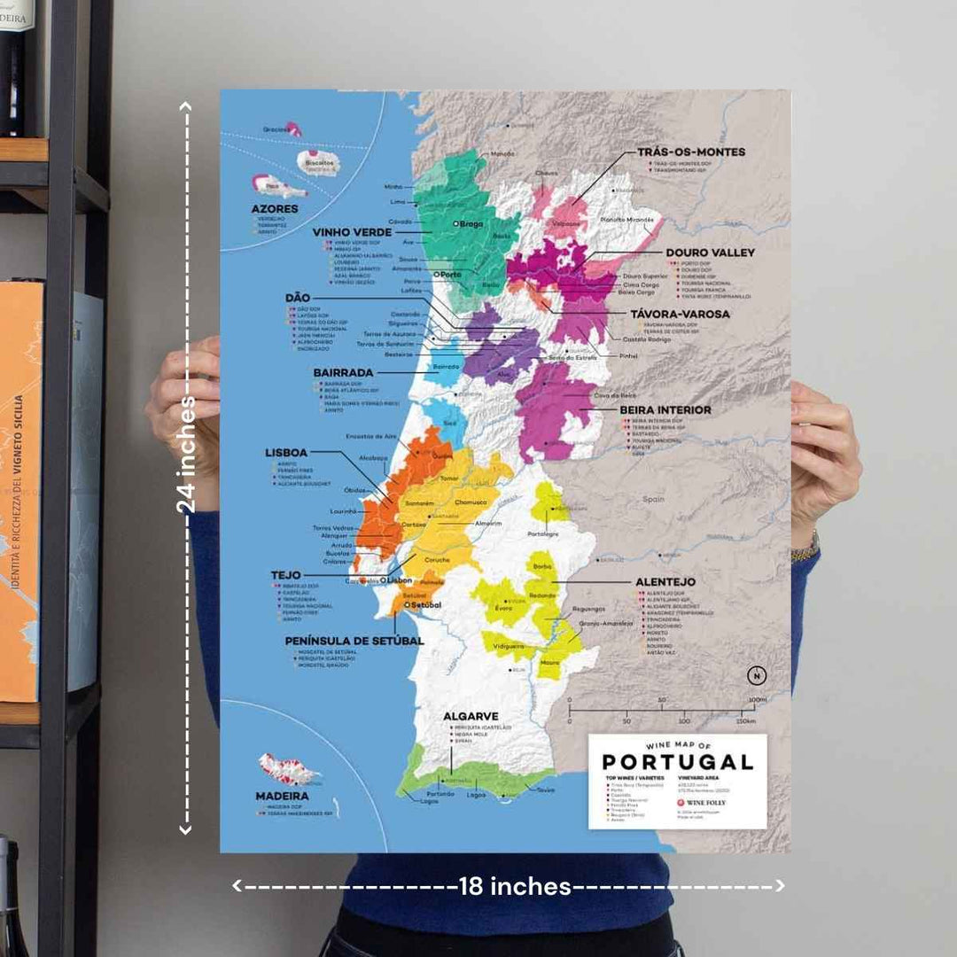 Portugal Wine Map - 2nd Edition – Wine Folly
