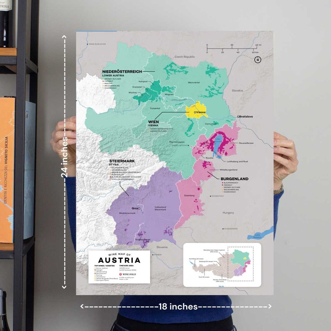 Austria Wine Map - 2nd Edition – Wine Folly