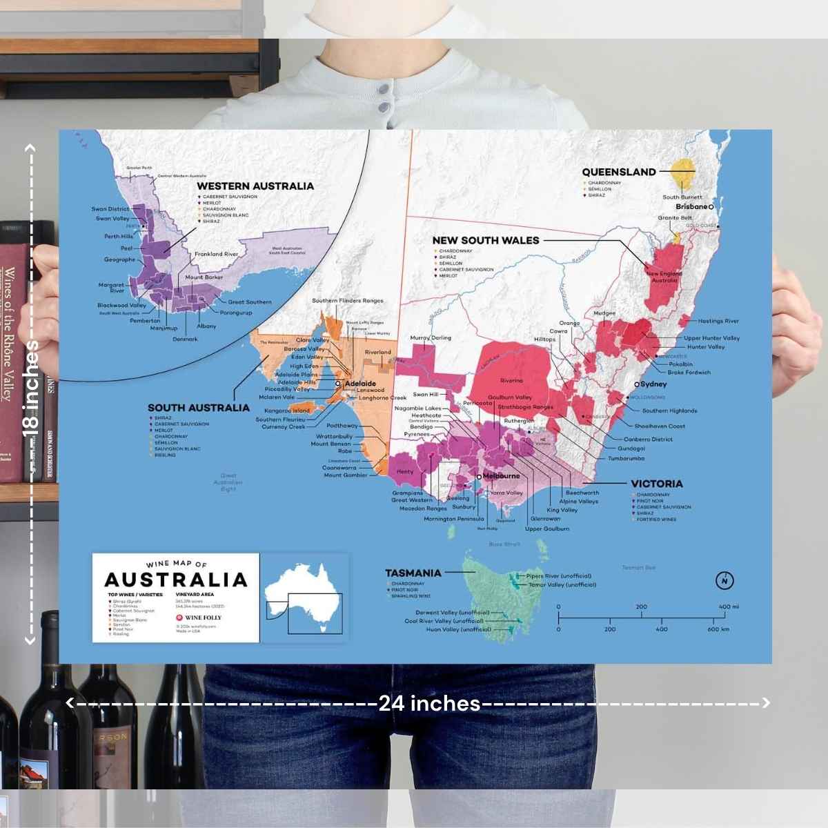 Australia Wine Map - 2nd Edition – Wine Folly