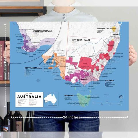 Australia Wine Map - 2nd Edition – Wine Folly