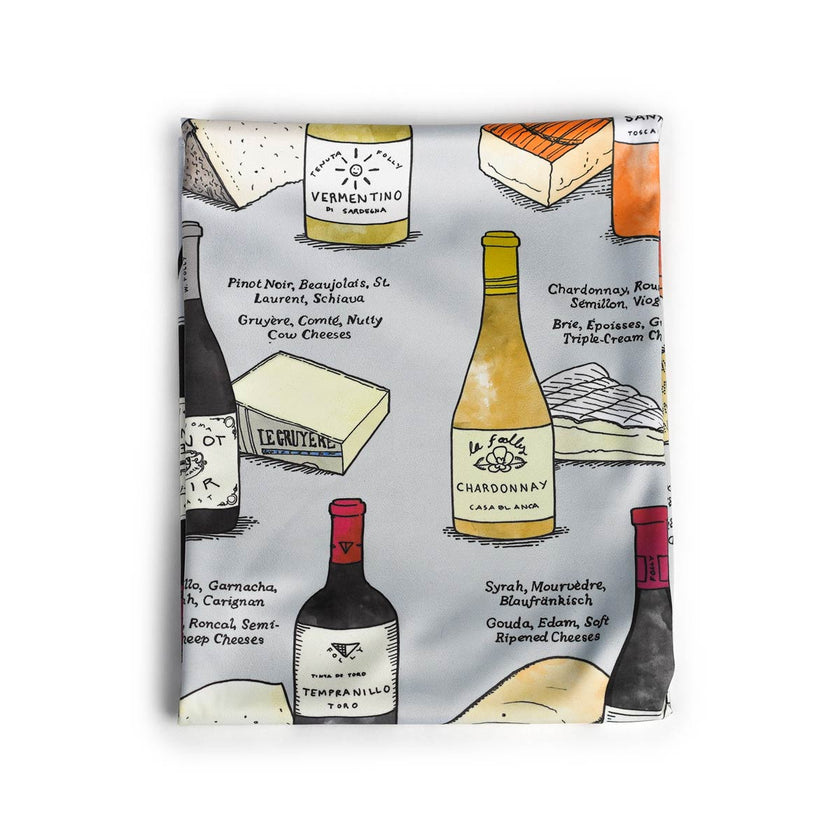 Wine & Cheese – Microfiber Wine Glass Polishing Cloth – Wine Folly