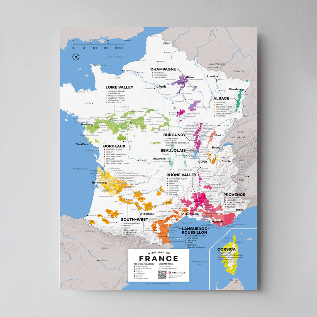 Maps of Wine Regions & Appellations by Country | Wine Prints – Wine Folly