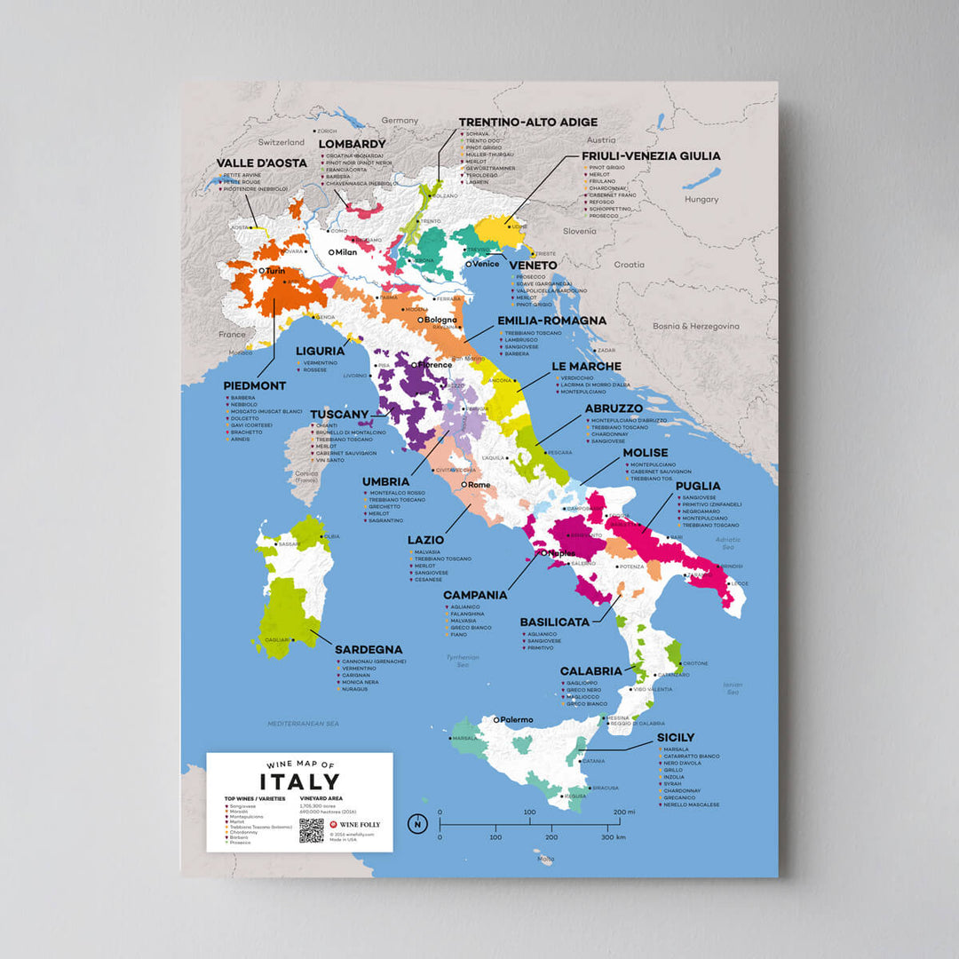 Maps of Wine Regions & Appellations by Country | Wine Prints – Wine Folly