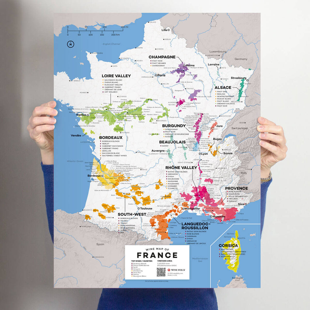 Maps of Wine Regions & Appellations by Country | Wine Prints – Wine Folly